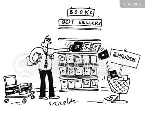 Selling Books Cartoons and Comics - funny pictures from CartoonStock