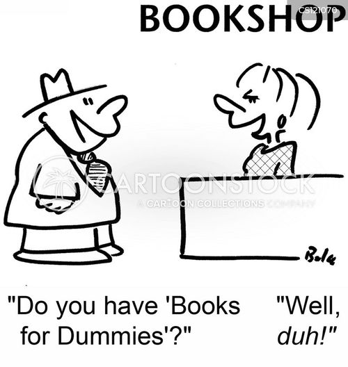 Books For Dummies Cartoons and Comics - funny pictures from CartoonStock