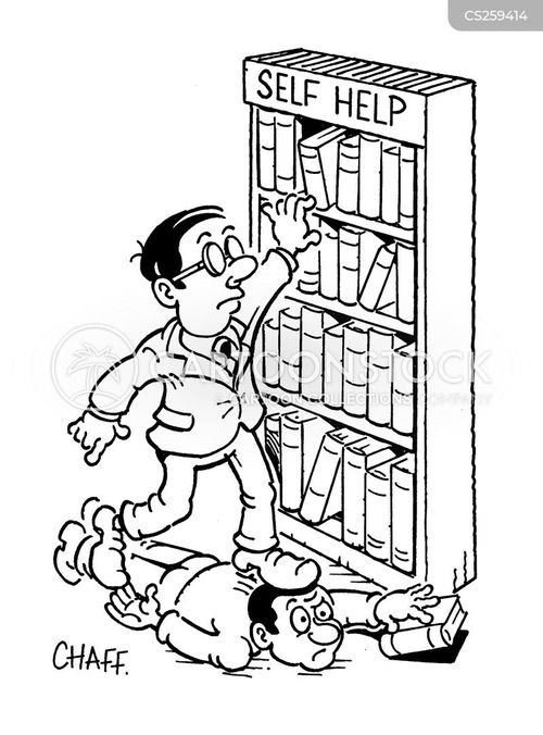 Selfhelp Book Cartoons and Comics - funny pictures from CartoonStock