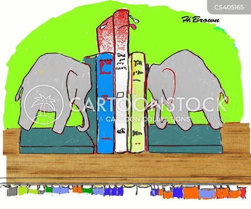 Bookends Cartoons and Comics - funny pictures from CartoonStock