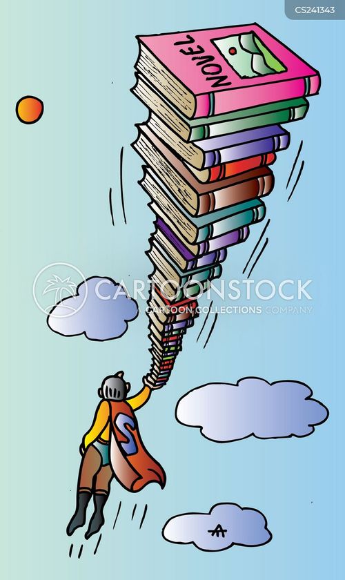 Library Materials Cartoons and Comics - funny pictures from CartoonStock