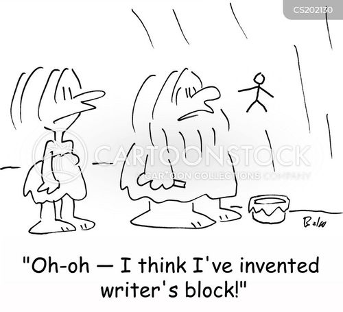 Writer's Block Cartoons and Comics - funny pictures from CartoonStock