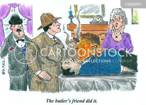 The Butler Did It Cartoons and Comics - funny pictures from CartoonStock