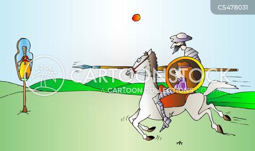 Tilting At Windmills Cartoons and Comics - funny pictures from CartoonStock