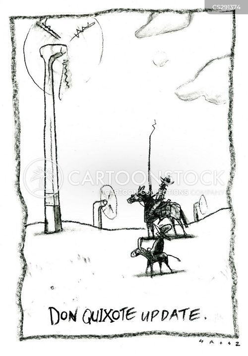 Don Quixote Cartoons and Comics - funny pictures from CartoonStock