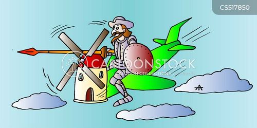 Don Quixote Cartoons and Comics - funny pictures from CartoonStock