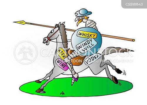 Don Quixote Cartoons and Comics - funny pictures from CartoonStock