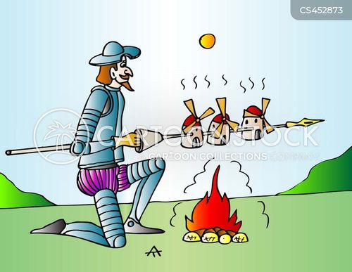 Don Quixote Cartoons and Comics - funny pictures from CartoonStock
