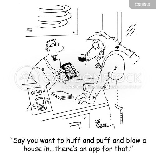 Huffing Cartoons and Comics - funny pictures from CartoonStock