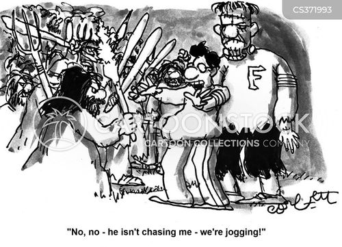 Angry Mob Cartoons and Comics - funny pictures from CartoonStock