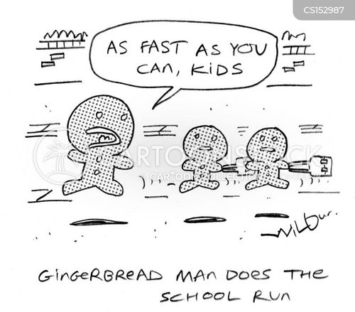 Gingerbread Men Cartoons and Comics - funny pictures from CartoonStock