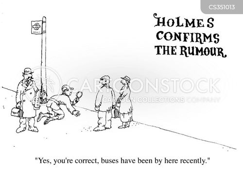 Conan Doyle Cartoons and Comics - funny pictures from CartoonStock