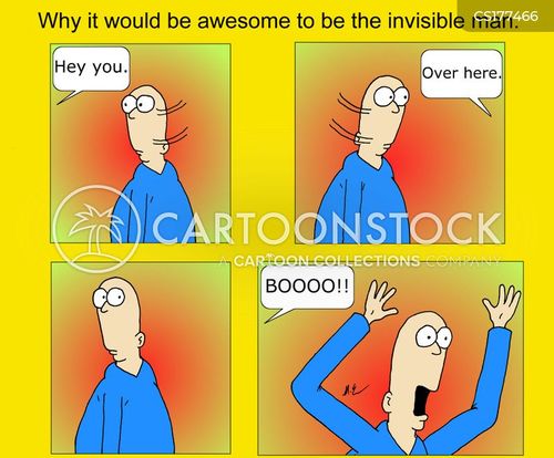 Invisible Man Cartoons and Comics - funny pictures from CartoonStock