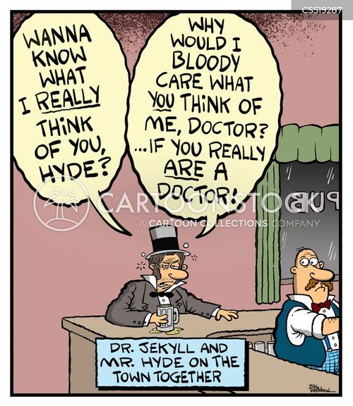Jekyll And Hyde Cartoons and Comics - funny pictures from CartoonStock
