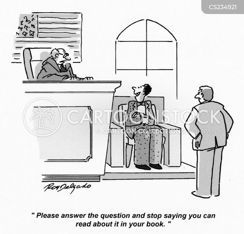 Judge's Question Cartoons and Comics - funny pictures from CartoonStock