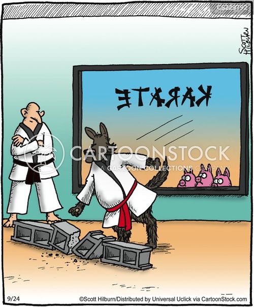 Self-defense Cartoons and Comics - funny pictures from CartoonStock