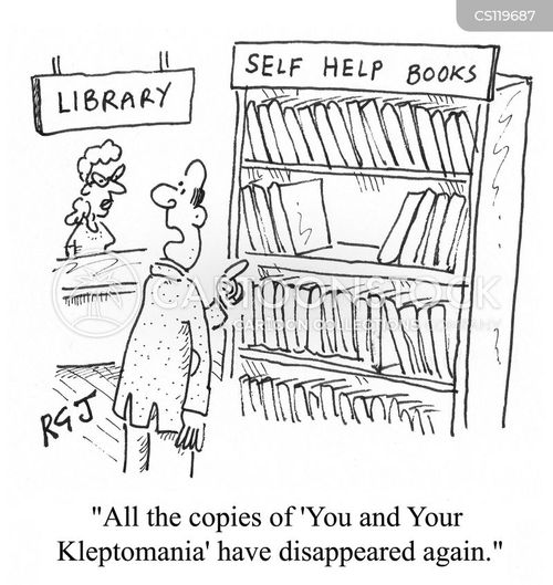 Kleptomania Cartoons and Comics - funny pictures from CartoonStock