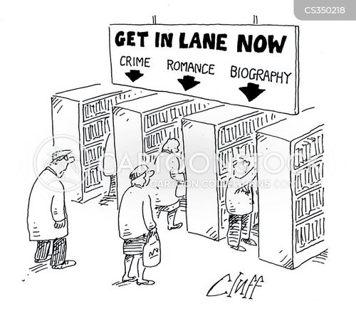 Book Genre Cartoons and Comics - funny pictures from CartoonStock