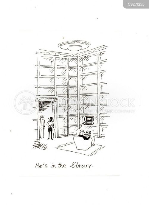 E-reader Cartoons and Comics - funny pictures from CartoonStock