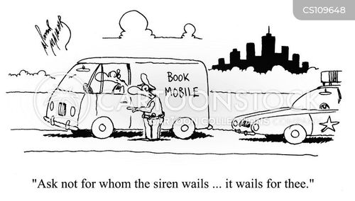 Mobile Library Cartoons and Comics - funny pictures from CartoonStock