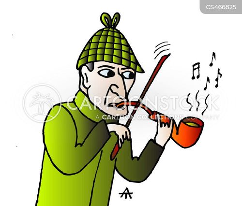 Conan Doyle Cartoons and Comics - funny pictures from CartoonStock