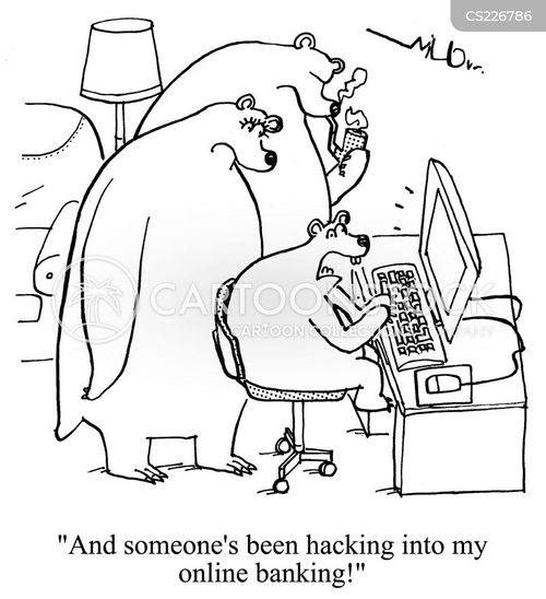 Online Banking Cartoons and Comics - funny pictures from CartoonStock