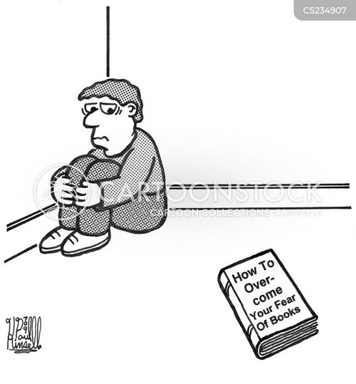 Fear Of Reading Cartoons and Comics - funny pictures from CartoonStock