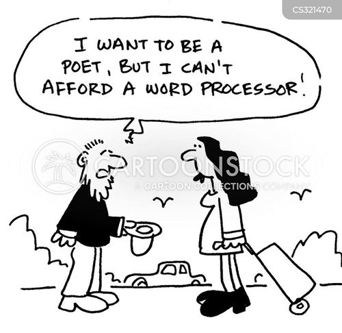 Poetics Cartoons and Comics - funny pictures from CartoonStock