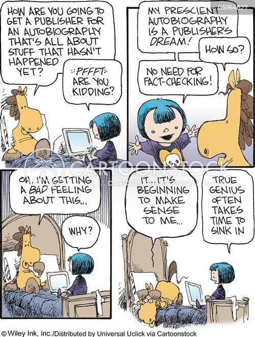 Biographer Cartoons and Comics - funny pictures from CartoonStock