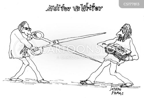 Editing Process Cartoons and Comics - funny pictures from CartoonStock