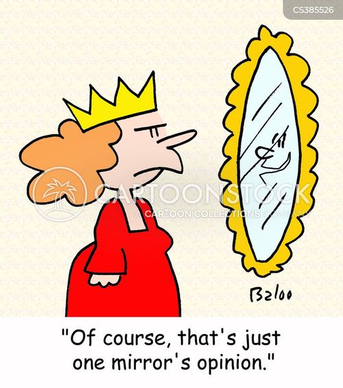 Mirror Mirror Cartoons and Comics - funny pictures from CartoonStock