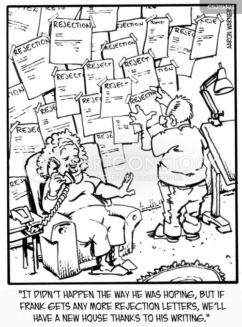 Rejection Letter Cartoons and Comics - funny pictures from CartoonStock