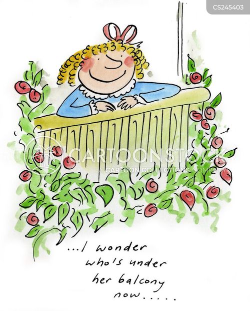 Balcony Scene Cartoons and Comics - funny pictures from CartoonStock