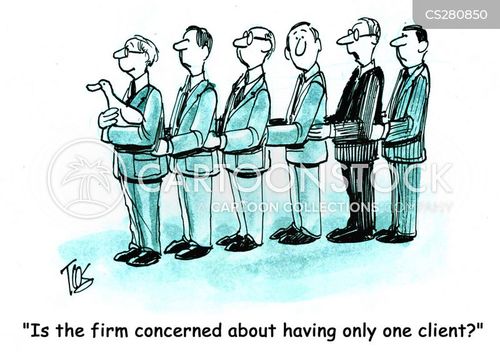 Small Clientele Cartoons and Comics - funny pictures from CartoonStock
