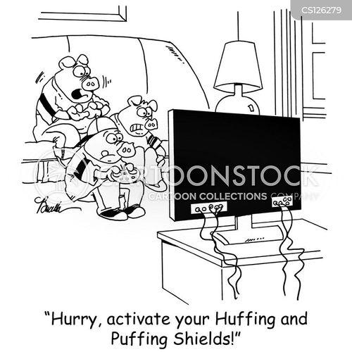Huff And Puff Cartoons and Comics - funny pictures from CartoonStock