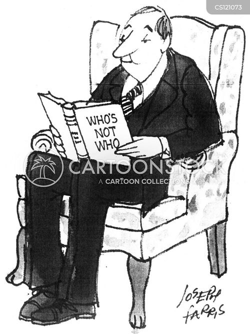 Who's Who Cartoons and Comics - funny pictures from CartoonStock