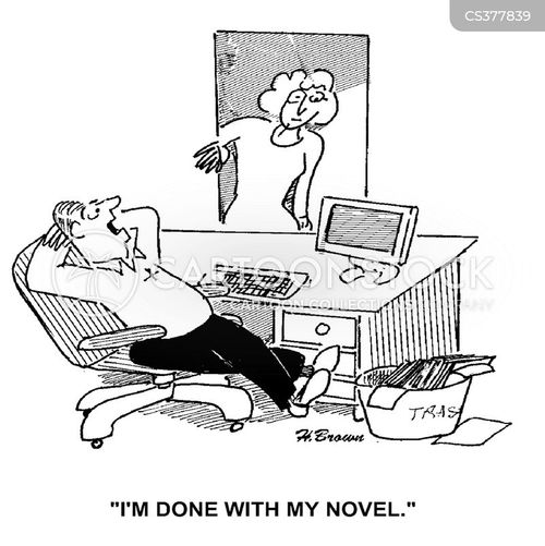 Writing Careers Cartoons and Comics - funny pictures from CartoonStock