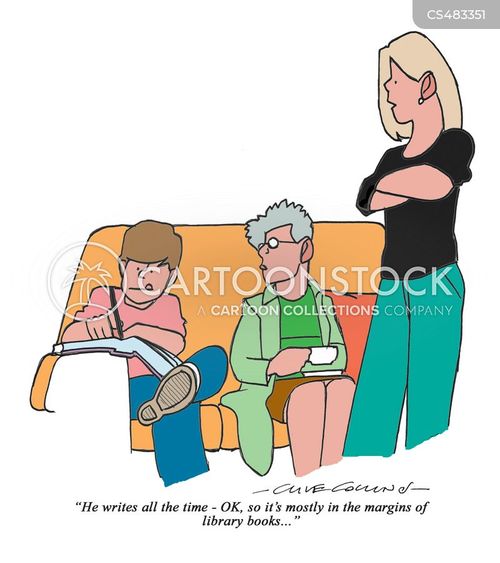 Note Taking Cartoons and Comics - funny pictures from CartoonStock