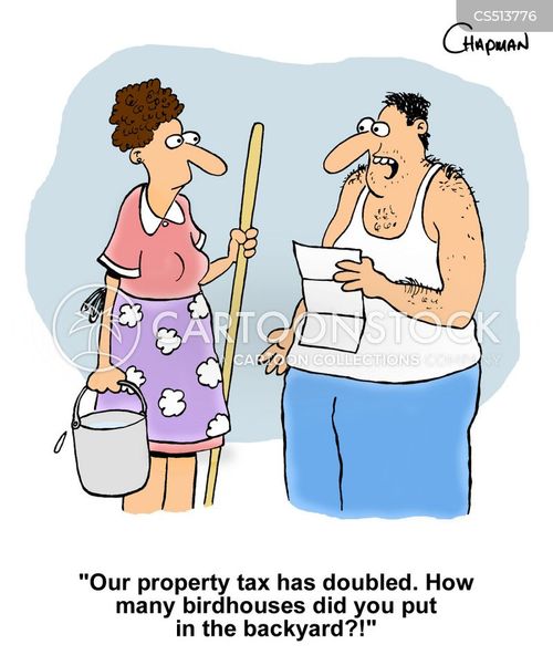 Property Tax Cartoons and Comics - funny pictures from CartoonStock