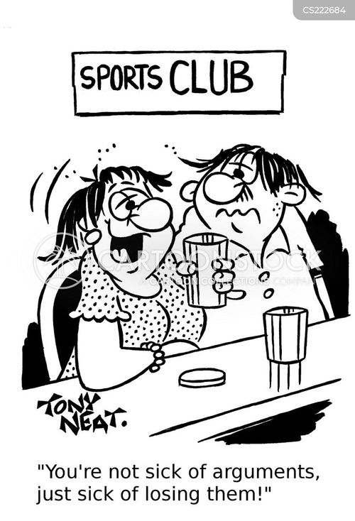 Arguer Cartoons and Comics - funny pictures from CartoonStock
