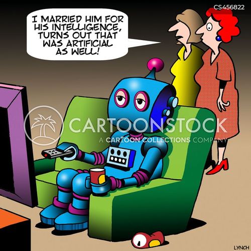 Replacing Humans Cartoons and Comics - funny pictures from CartoonStock