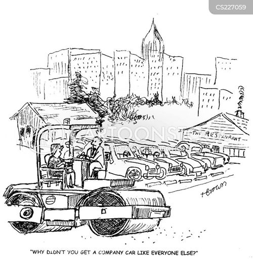 Asphalt Roller Cartoons and Comics - funny pictures from CartoonStock