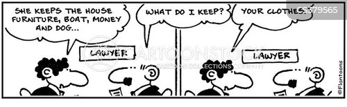 Alimony Payment Cartoons and Comics - funny pictures from CartoonStock