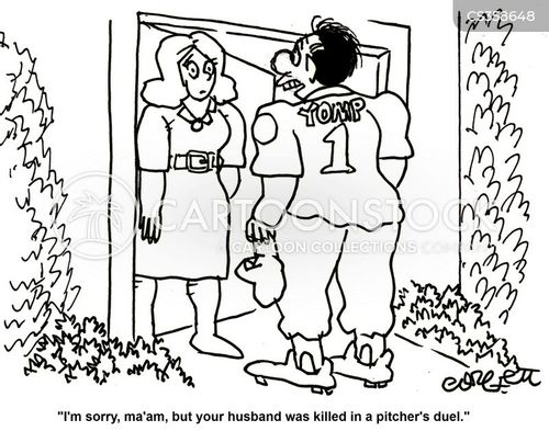 Baseball Pitcher Cartoons and Comics - funny pictures from CartoonStock