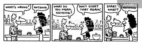 Bickered Cartoons and Comics - funny pictures from CartoonStock