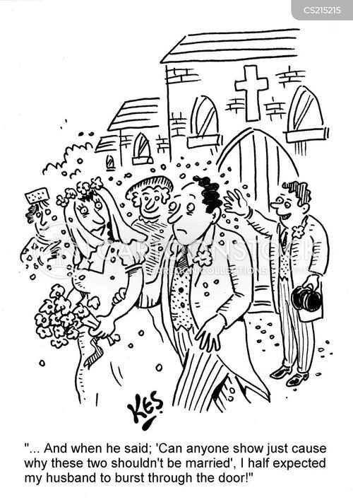 Remarrying Cartoons and Comics - funny pictures from CartoonStock
