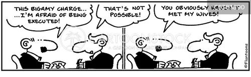 Serial Bigamists Cartoons and Comics - funny pictures from CartoonStock