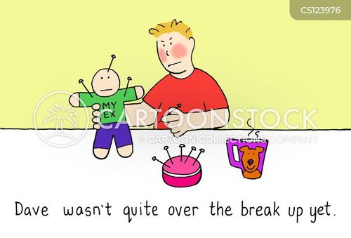 Breakup Dinners Cartoons and Comics - funny pictures from CartoonStock