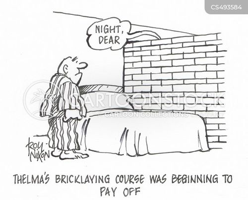 Brick Wall Cartoons and Comics - funny pictures from CartoonStock
