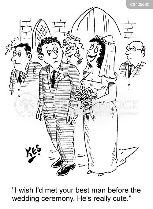 Groomsmen Cartoons and Comics - funny pictures from CartoonStock